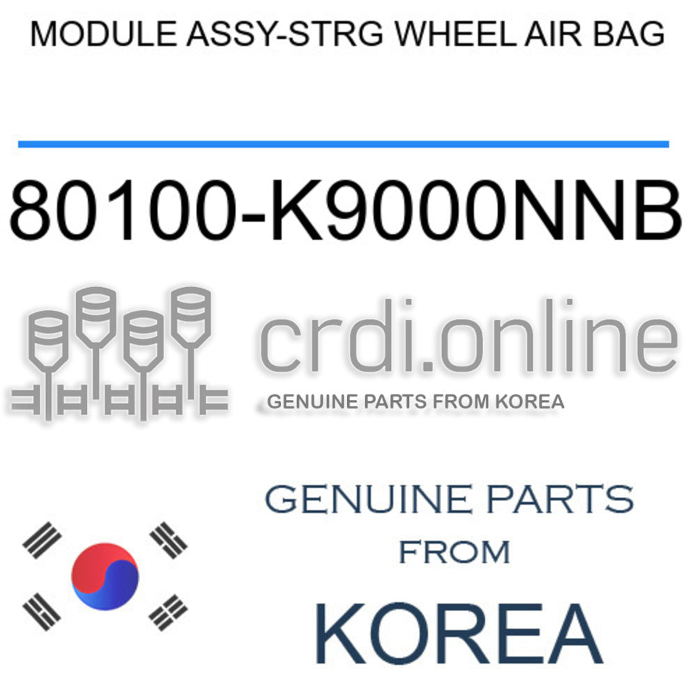 MODULE ASSY-STRG WHEEL AIR BAG 80100-K9000NNB 80100K9000NNB 80100 K900 ...