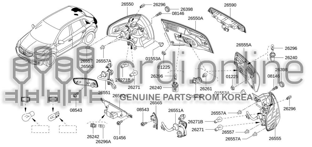 REFLECTOR ASSY-REFLEXLH 26565-JY00A 26565JY00A 26565 JY00A – CRDI.online