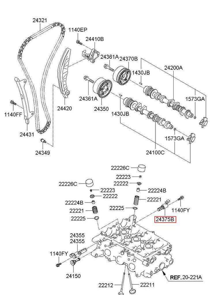 OIL FLOW CONTROL VALVE-EXH 24375-03010 2437503010 24375 03010 – CRDI.online