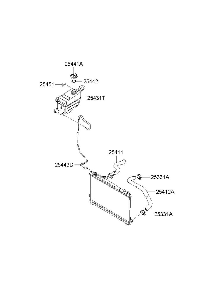 HOSE-RADIATOR LOWER 25412-2B700 254122B700 25412 2B700 – CRDI.online