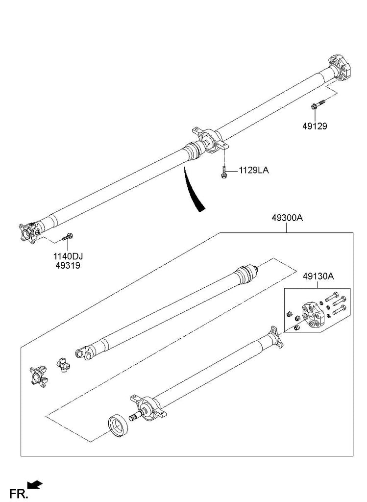 SHAFT ASSY-PROPELLER 49300-2W000 493002W000 49300 2W000 – CRDI.online